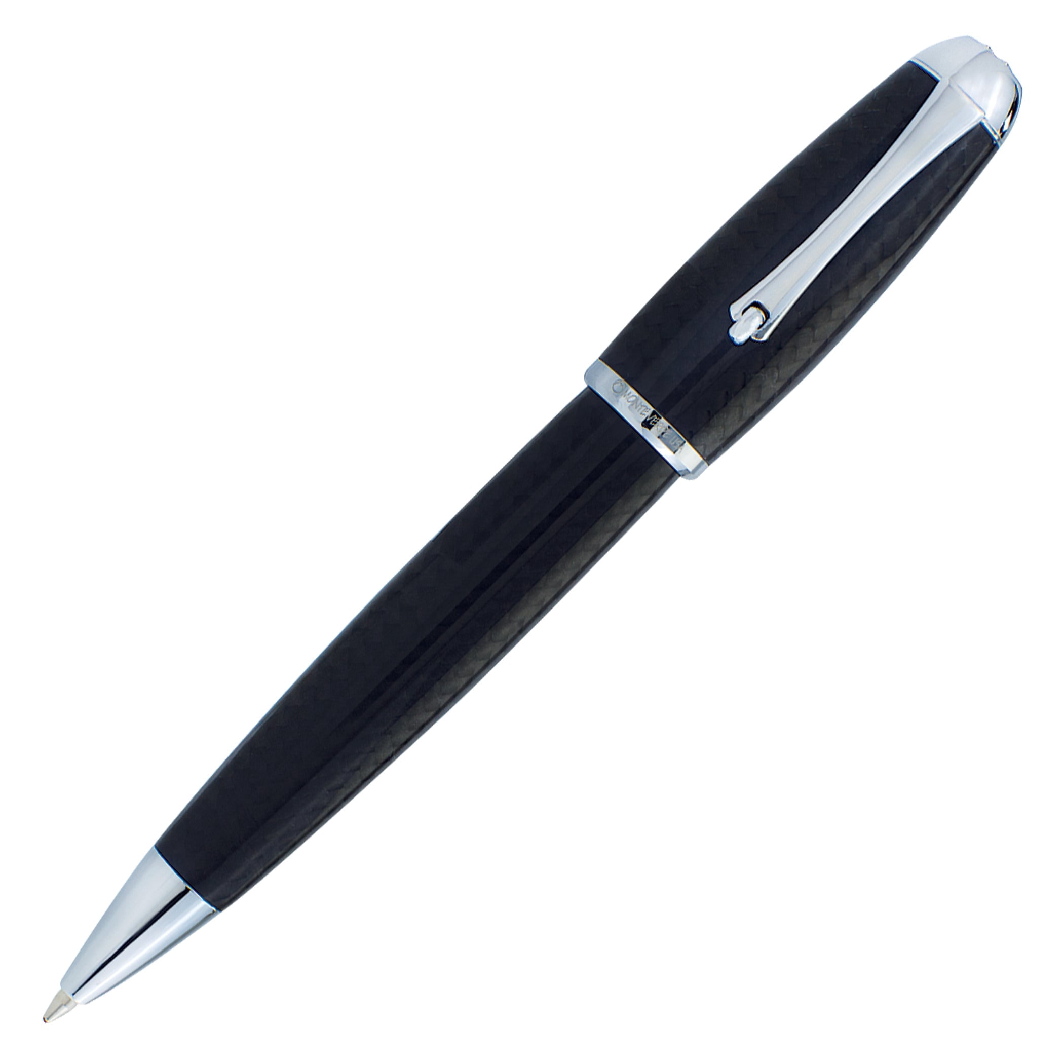 Monteverde Super Mega Carbon Fiber and Chrome Ballpoint Pen - Walmart.com