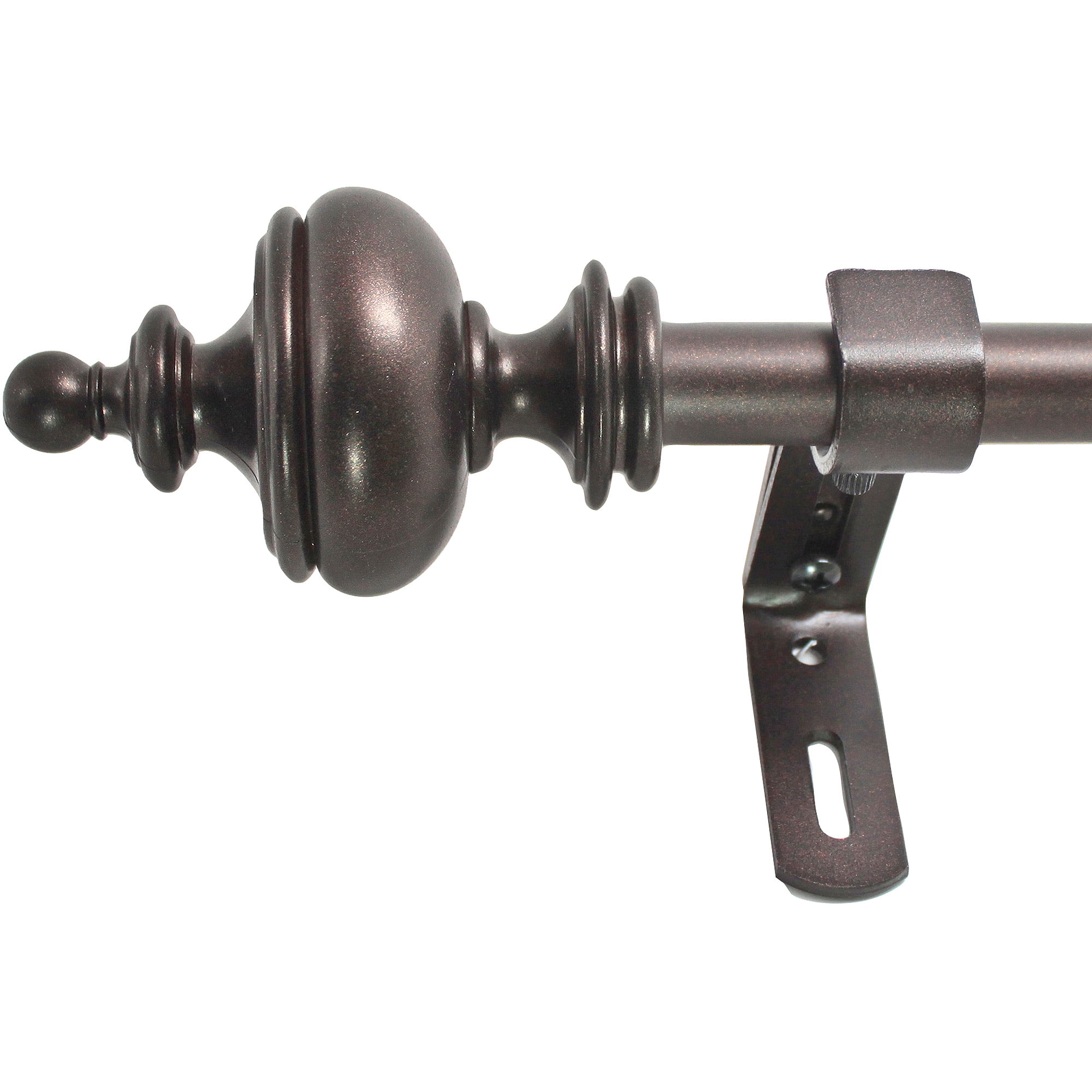 Montevilla 5/8" Urn Curtain Rod Set - Walmart.com