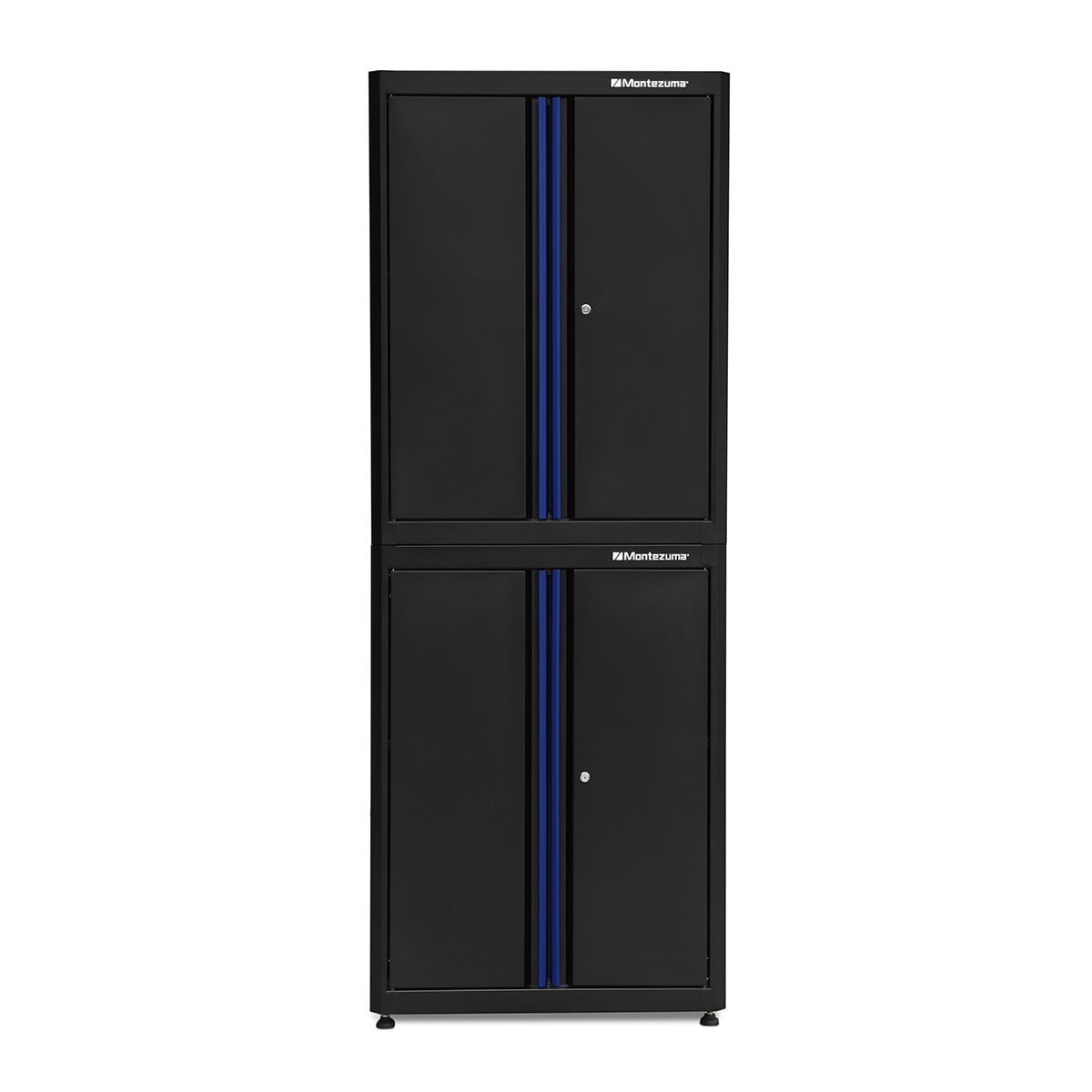 Montezuma Garage Tool Storage System 30.5 x 24" Locking 2 Door Stacking ...