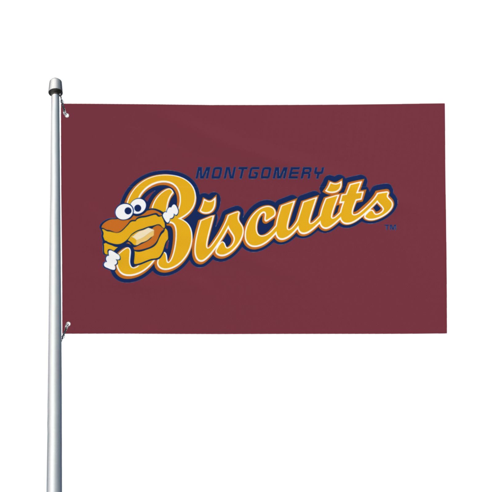 Montgomery Biscuits Flag 3x5 Outdoor ,Sewn Stripes, Stronger Brass ...