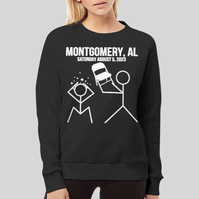 Montgomery Brawl Folding Chair Meme Sweatshirt - Walmart.com