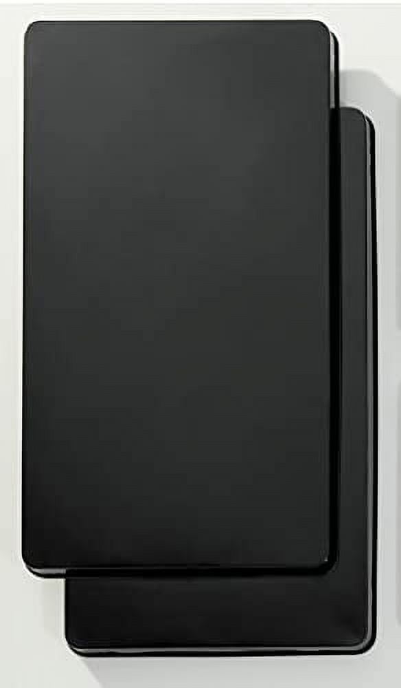 Montgomery Ward Premium Black Rectangle Burner Covers, Set of 2 for Gas ...