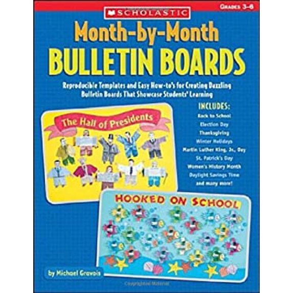 Pre-Owned Month-by-Month Bulletin Boards by Gravois, Michael - Walmart.com