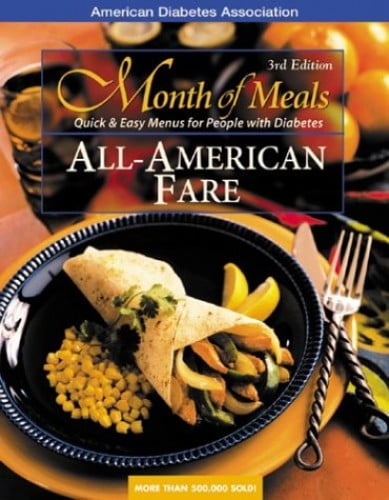 Pre-Owned Month of Meals: All-American Fare Paperback American Diabetes ...