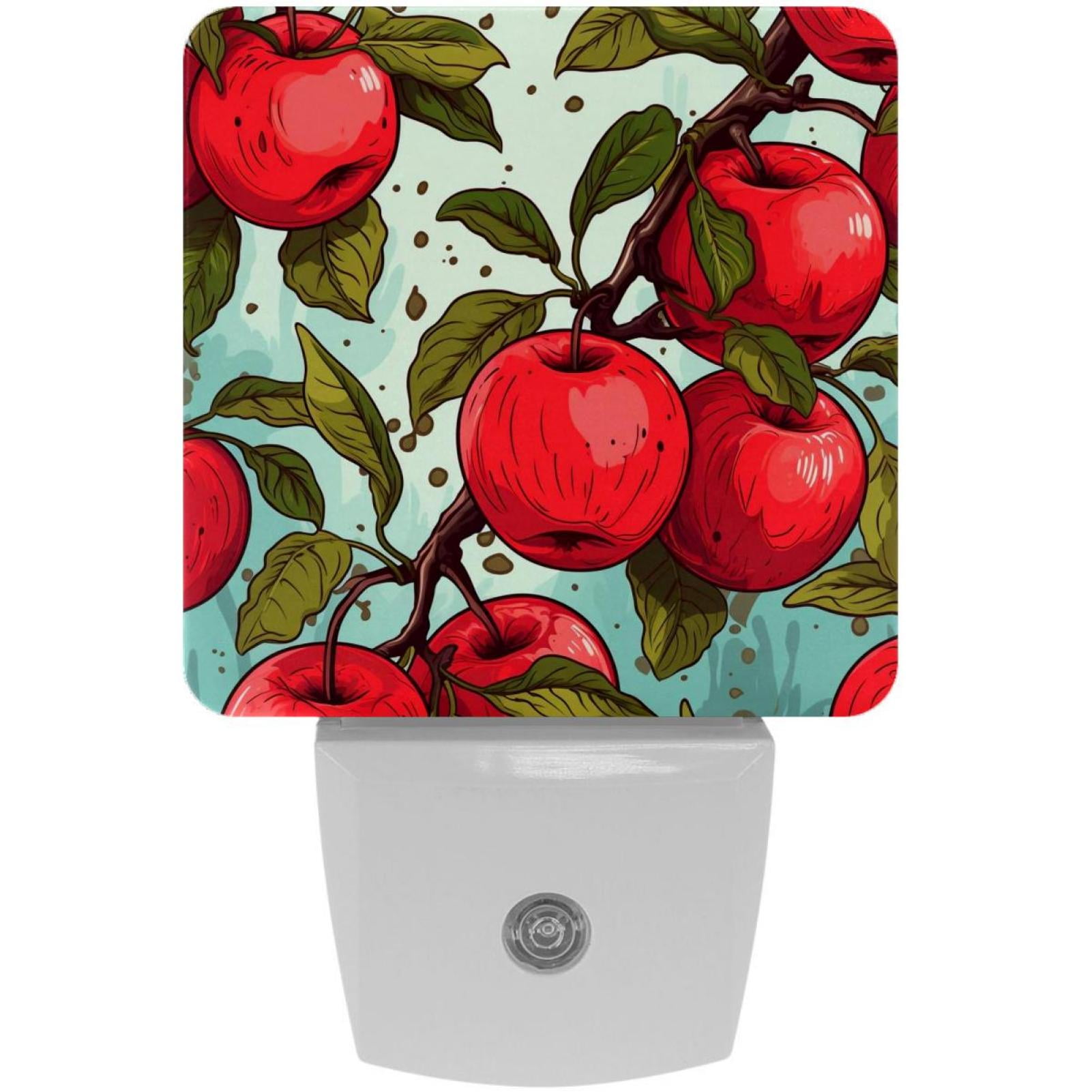 Monther's Day Fruit Set of 2 Square Night Lights, Wall Light and ...