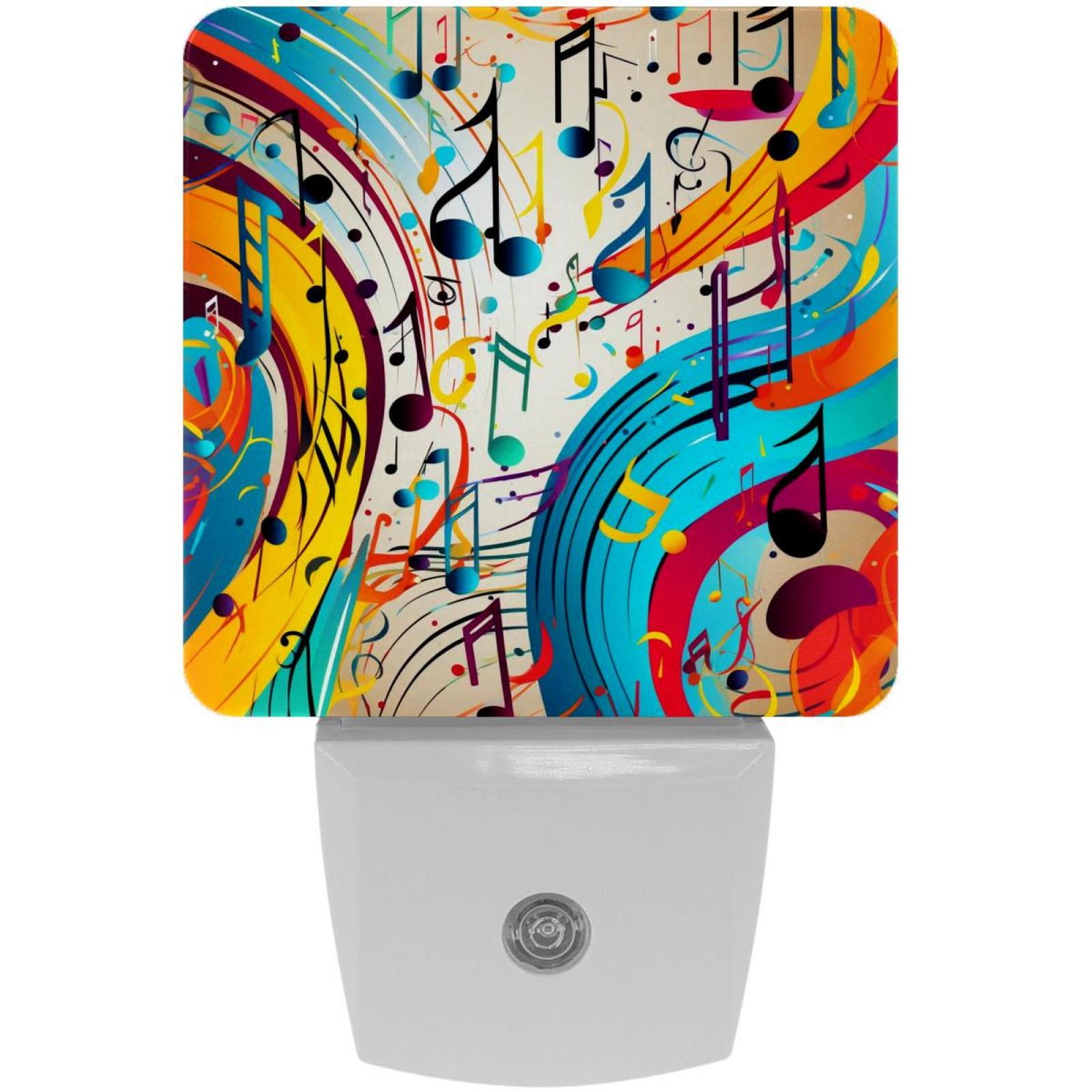 Monther's Day Notes Set of 2 Square Night Lights for Bedroom, Modern ...