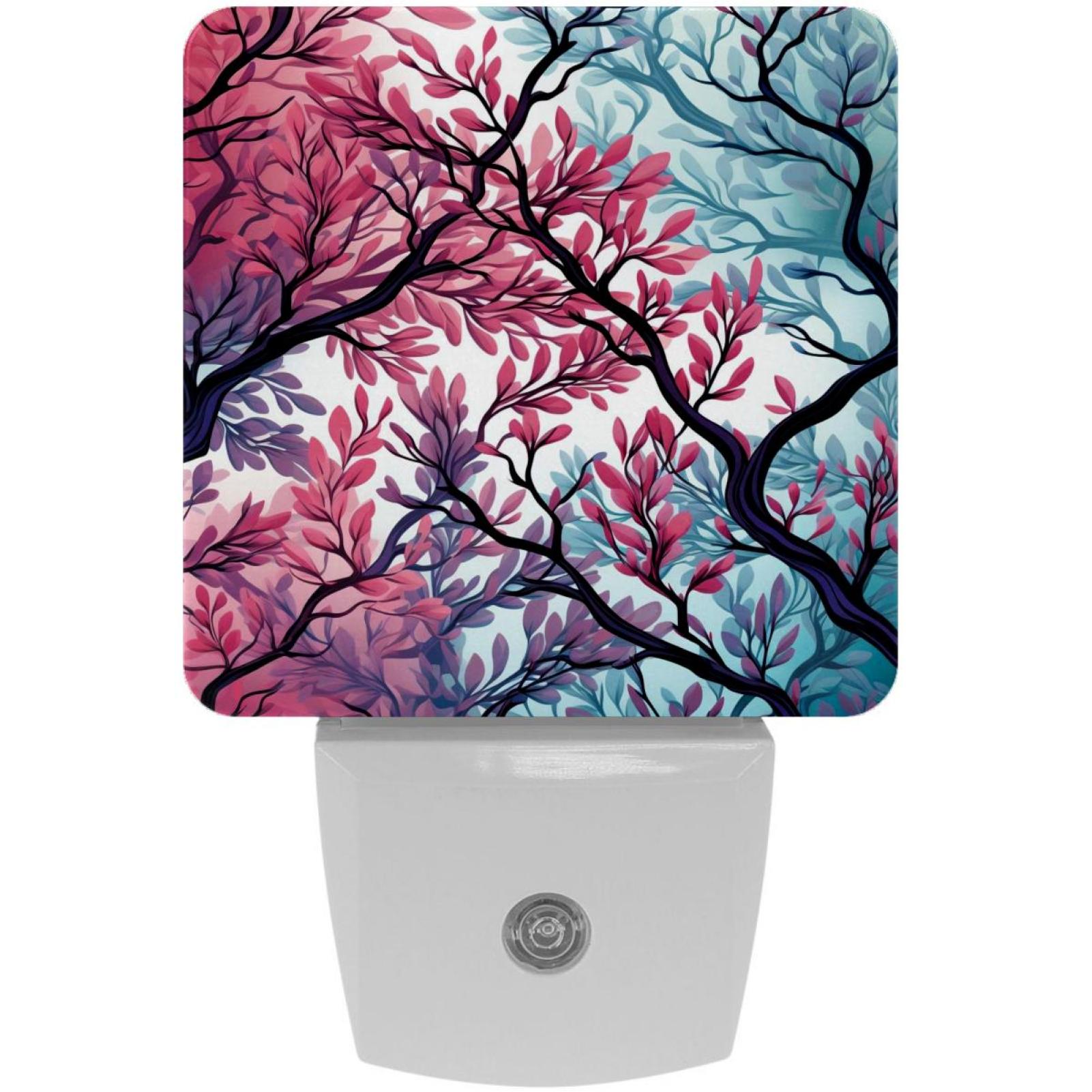 Monther's Day Tree Set of 2 Monther's Day Small Night Lights, Square ...