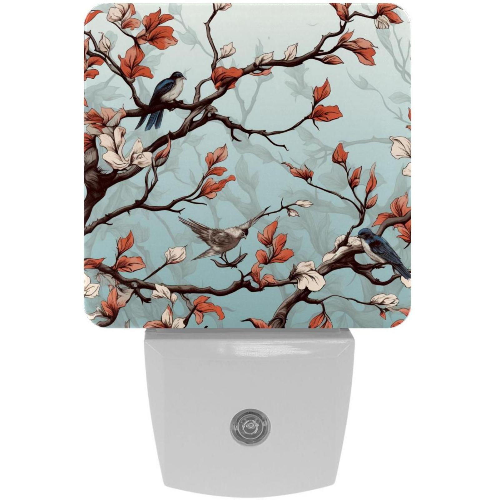 Monther's Day Tree Set of 2 Square Monther's Day Small LED Night Lights ...