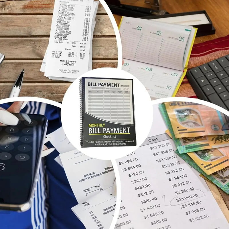 Monthly Bill Organizer Payment Tracker Planner Notebook Home Budget ...