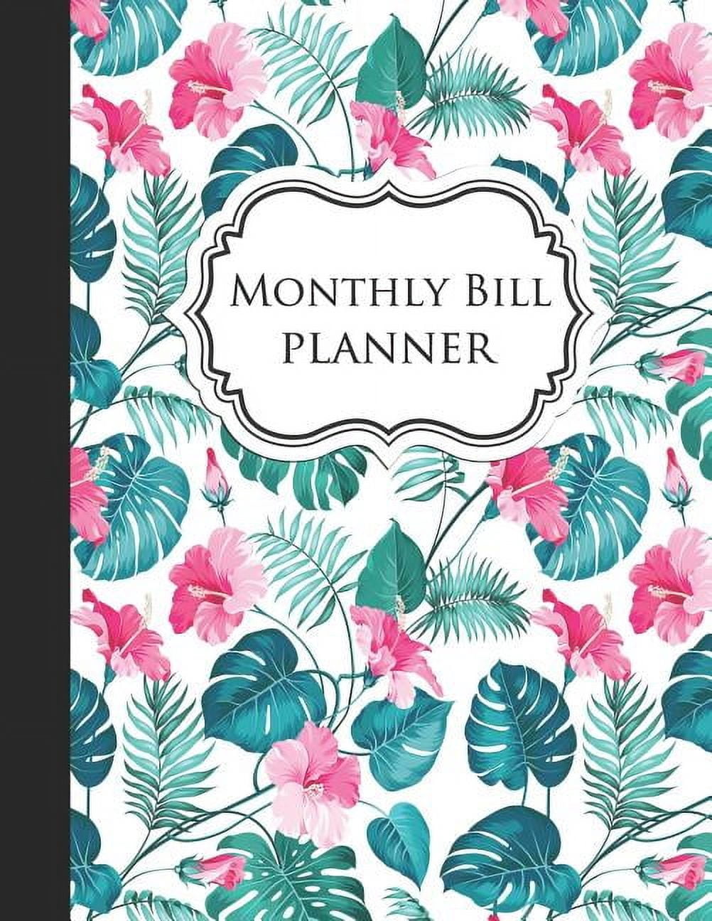 8" x 10" Monthly Bill Planners & Appointment Book, Multicolor, 120 ...