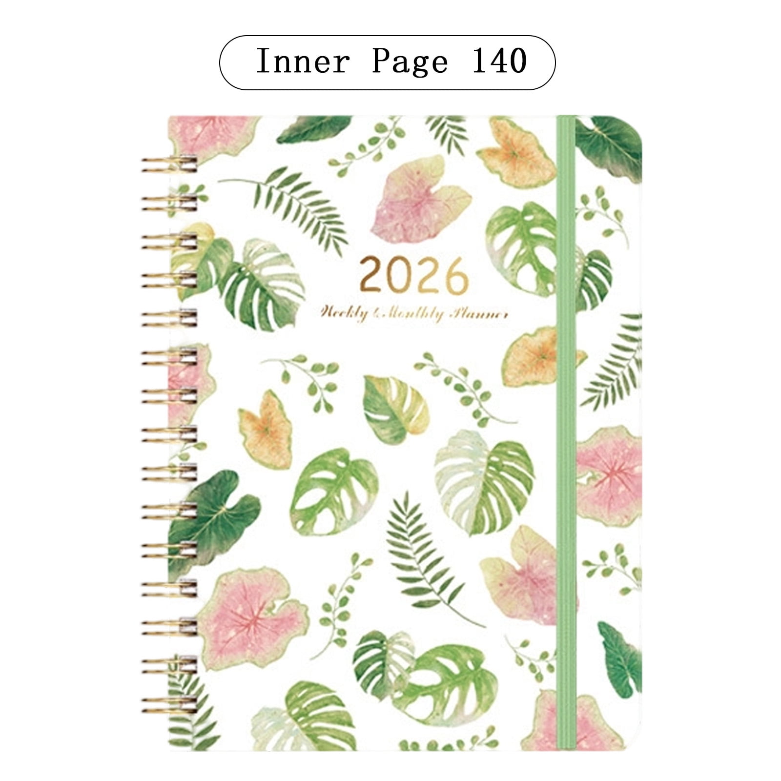 Monthly Calendar Planner,12 Month Planner 2026, Date Book,Jan 2026 -Dec ...