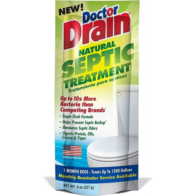 Monthly Natural Septic Tank Treatment - One Flush Septic Enzyme ...