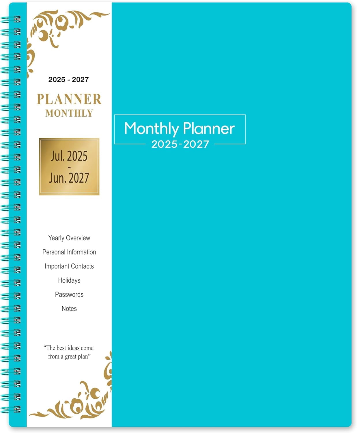 Monthly Planner 2025-2027 - 2025-2027 Planner from July 2025 to June ...