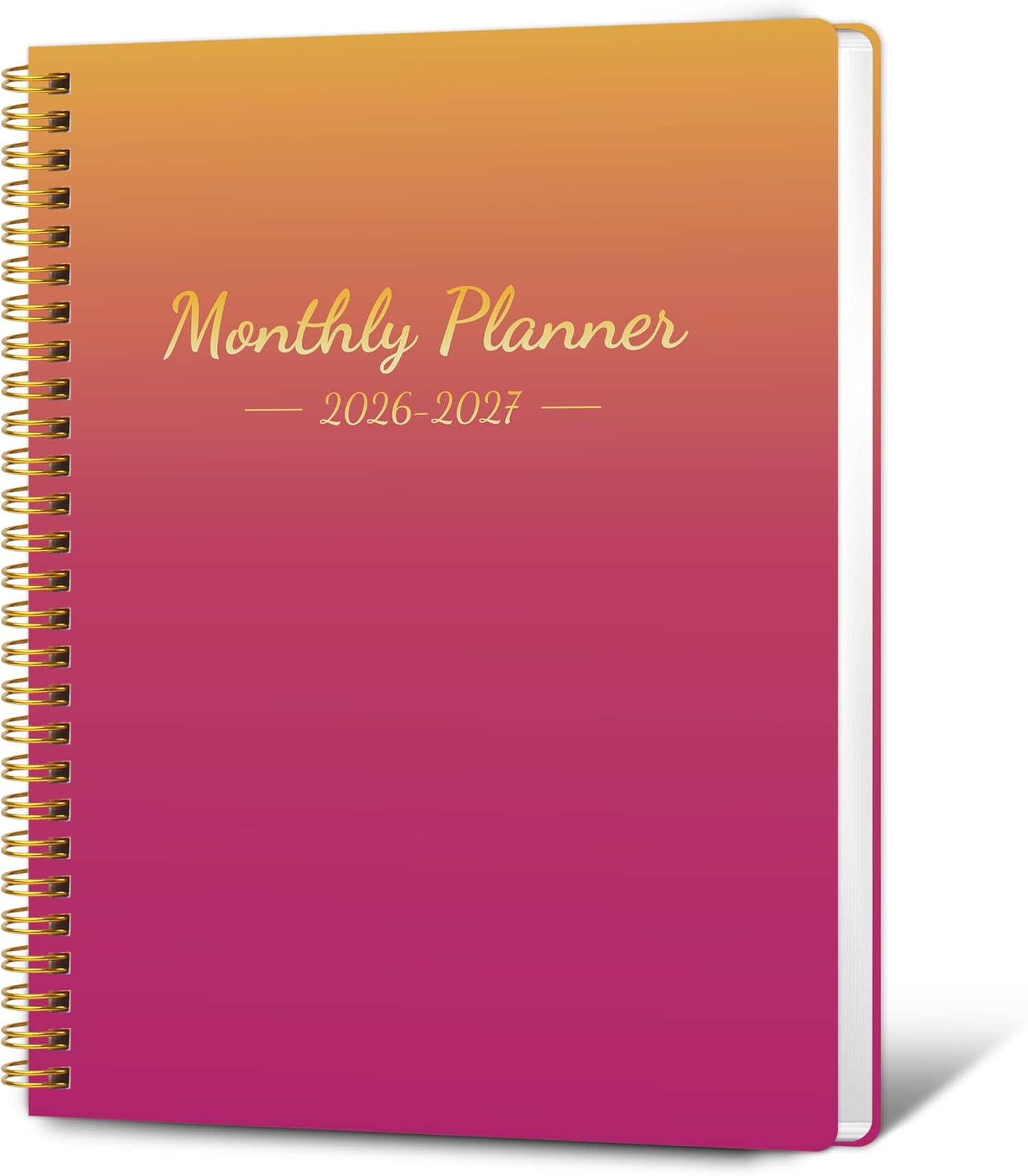 Monthly Planner 2026-2027, 2026 Calendar 24 Months Planner, 7.4"x9.4 ...