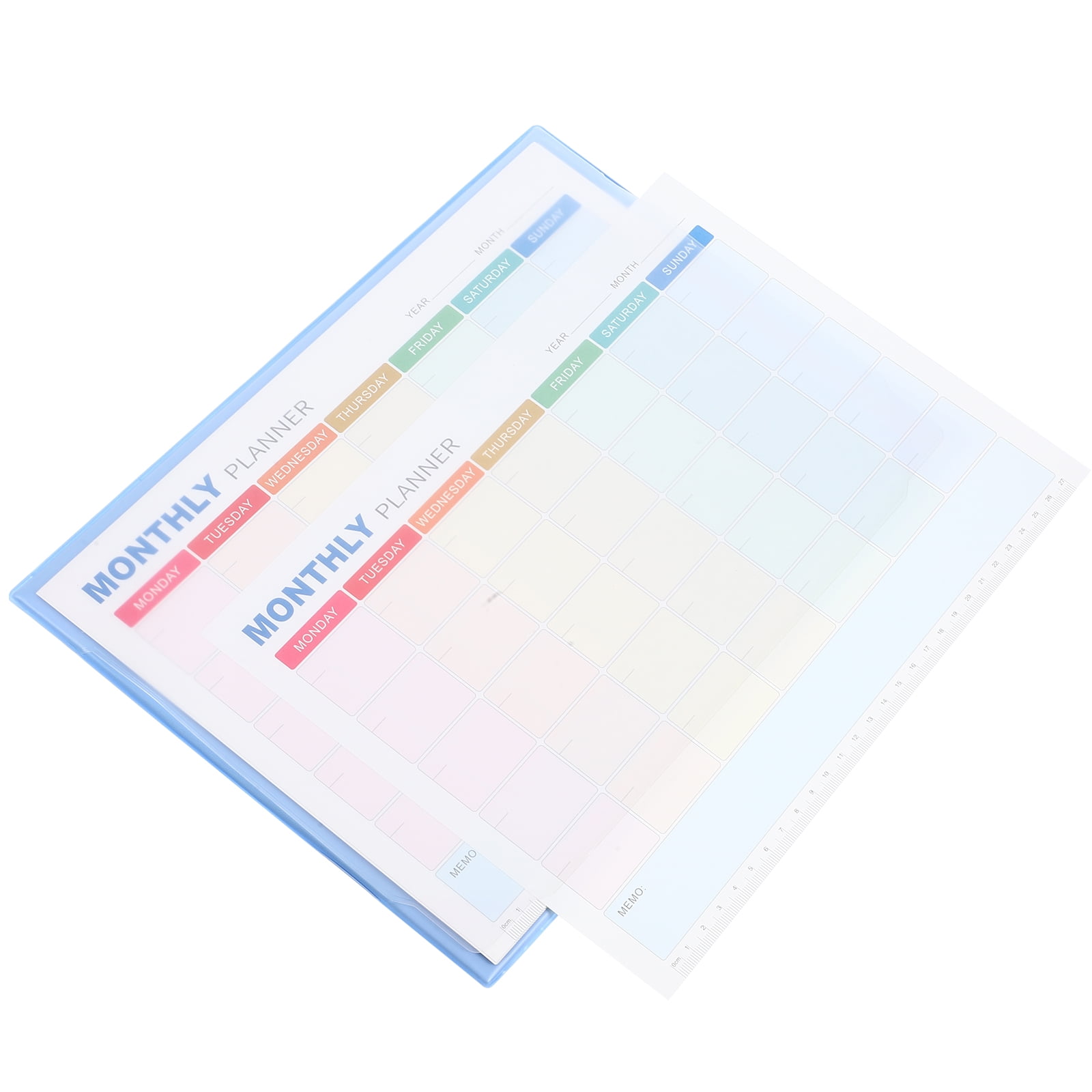 Monthly Planner A4 Blank Calendar Sheets Undated Desk Planner for ...