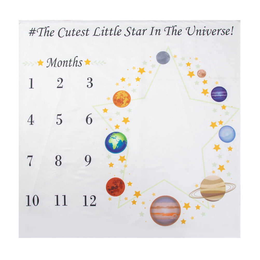 Monthly milestone blanket 1 Pc Cartoon Baby Blanket Creative Photograph ...