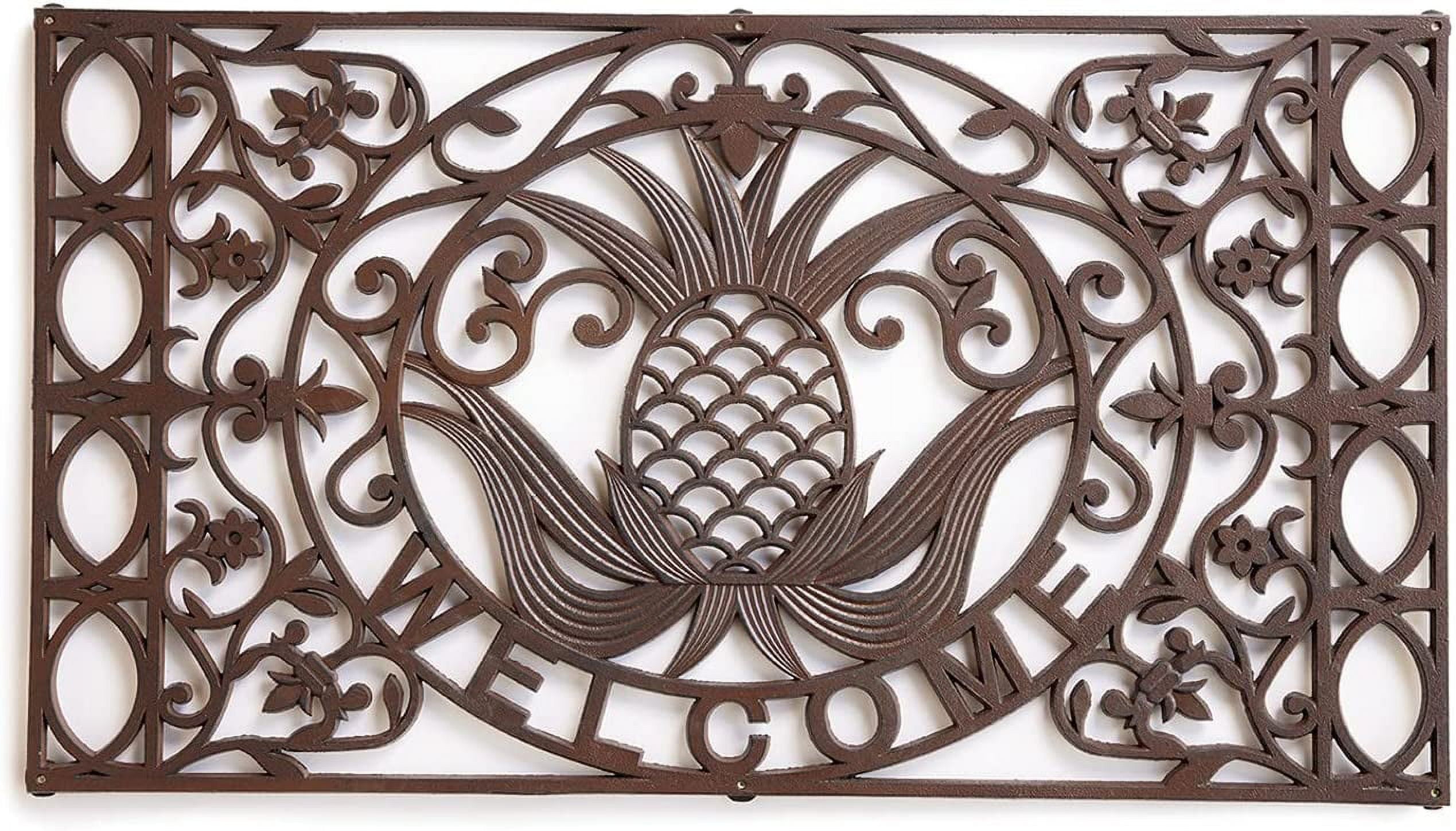 Monticello Cast Iron Pineapple Doormat - Walmart.com