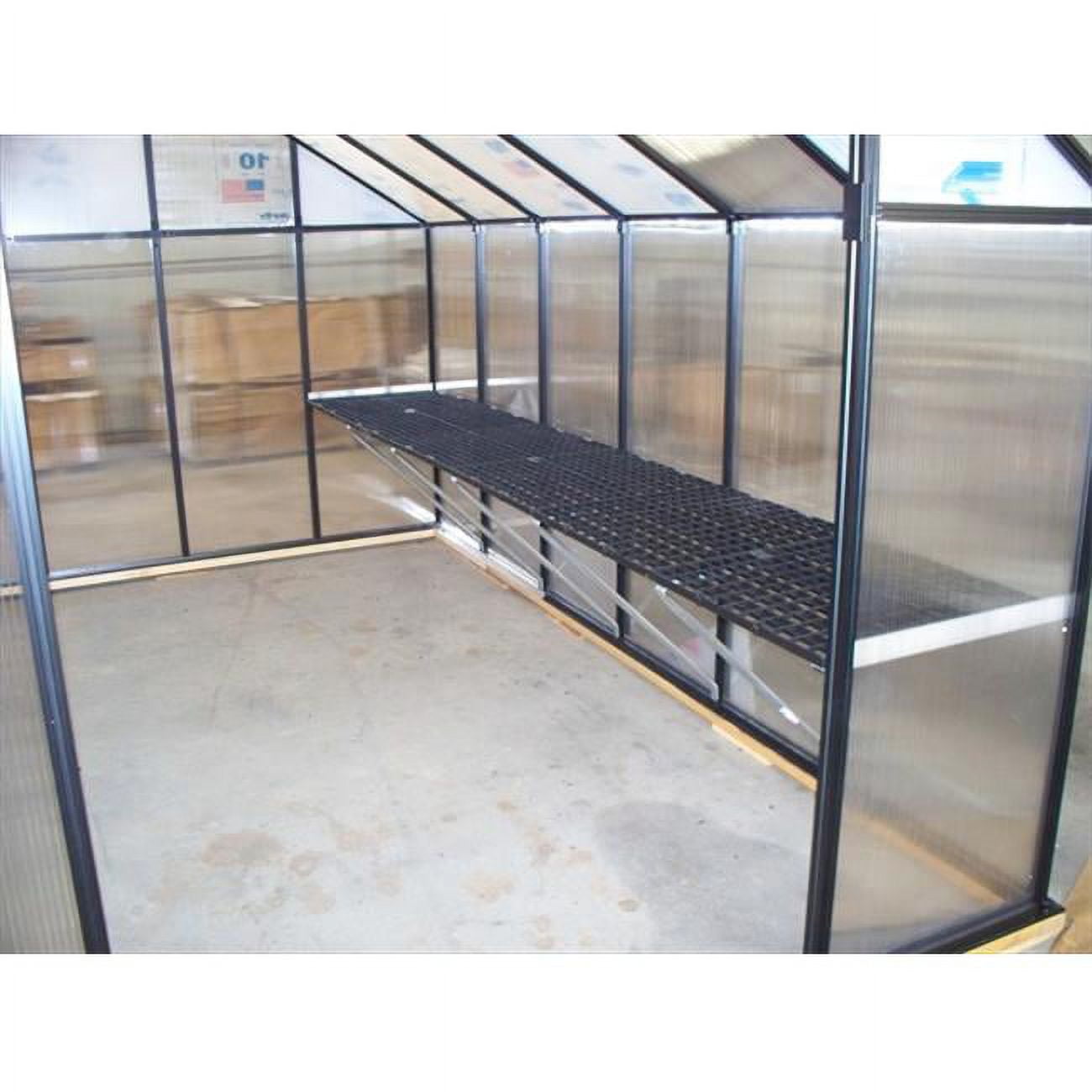 Monticello Patio Greenhouse 16Ft Work Bench System - Walmart.com