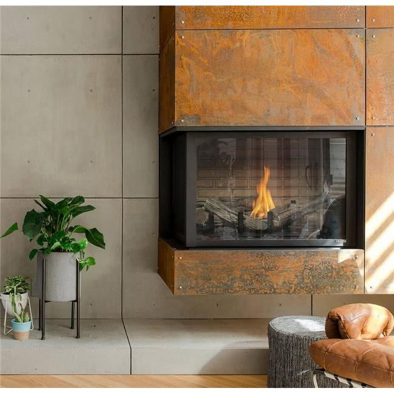 Montigo H38CLNI-2 38 in. Traditional Corner Left Corner Natural Gas ...