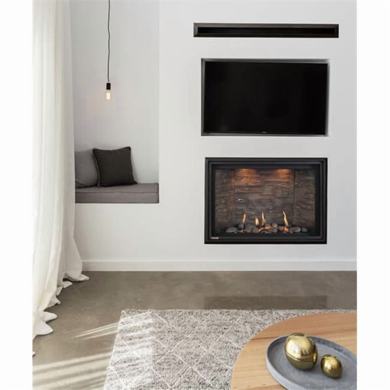 Montigo DRSQBK34TB Delray Square Tan Brick Fireplace Liner - Walmart.com