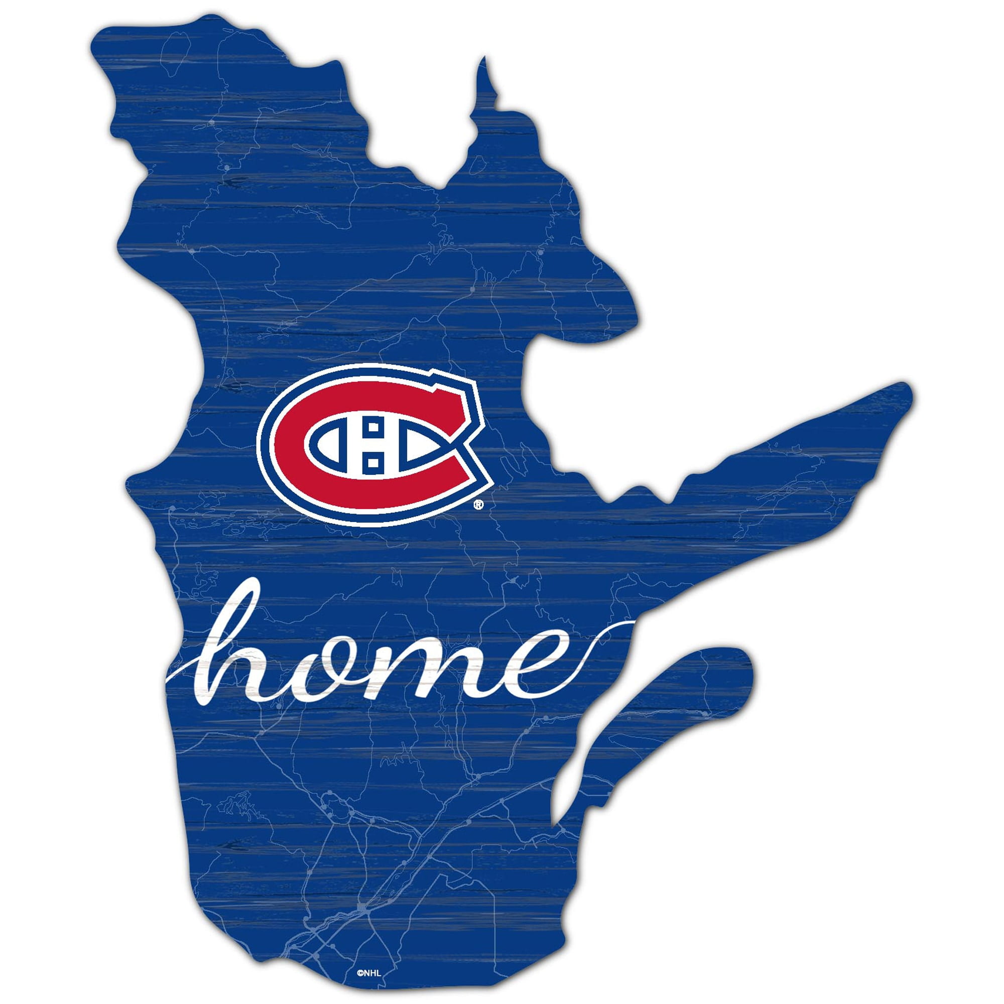 Montreal Canadiens 18'' x 18'' Canada Cutout Sign - Walmart.com