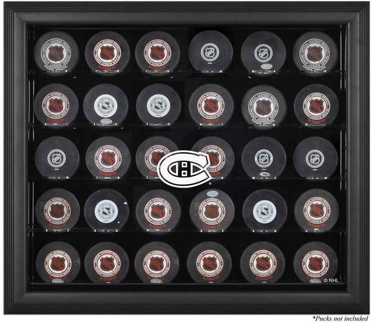 Montreal Canadiens 30-Puck Black Display Case - Walmart.com