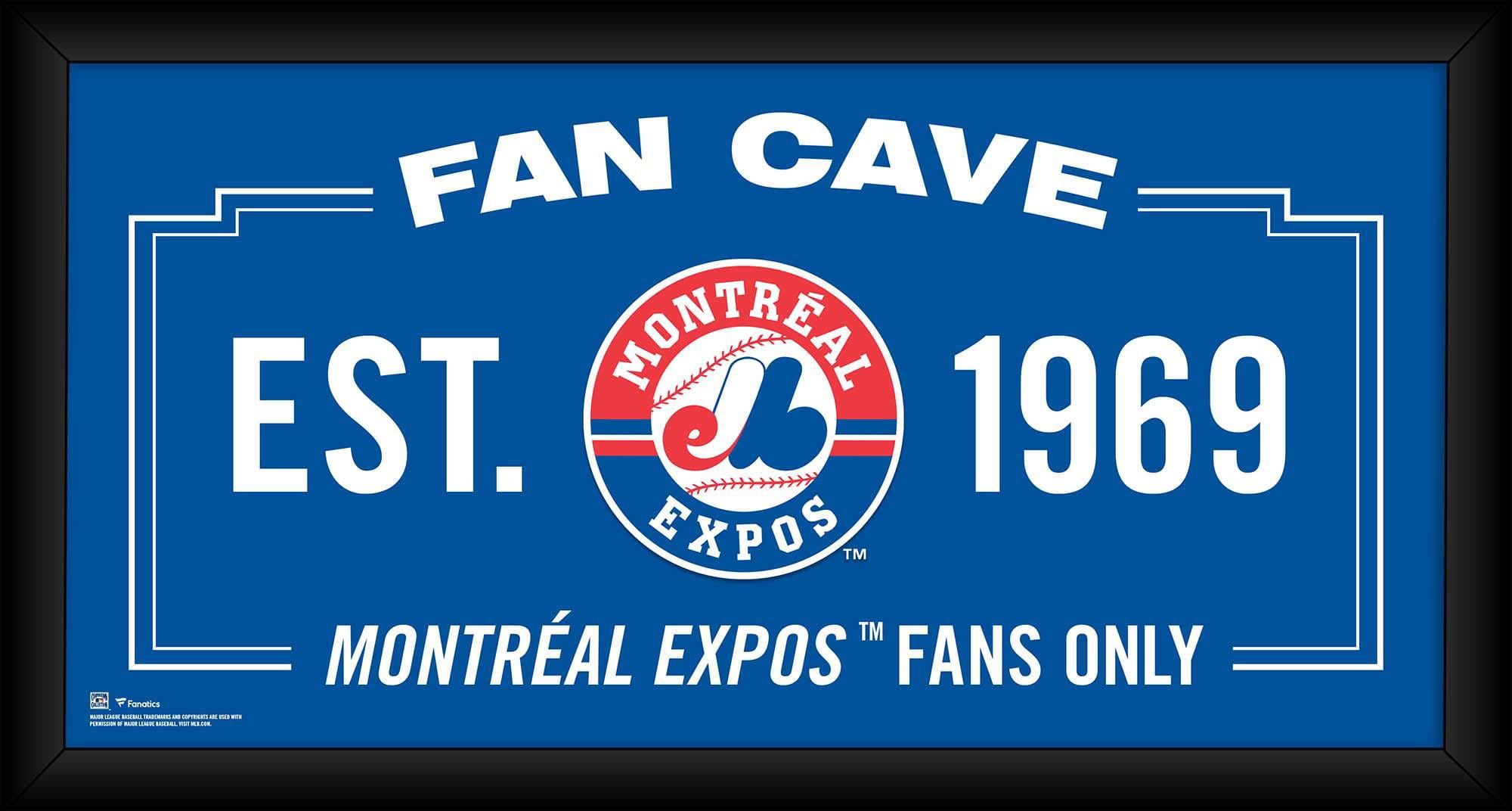 Montreal Expos Framed 10" x 20" Fan Cave Collage - Walmart.com