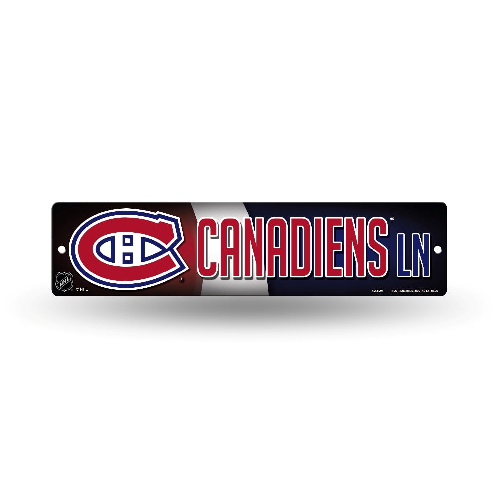 Montreal Habs Canadiens Street Sign (16") Hang anywhere you choose ...