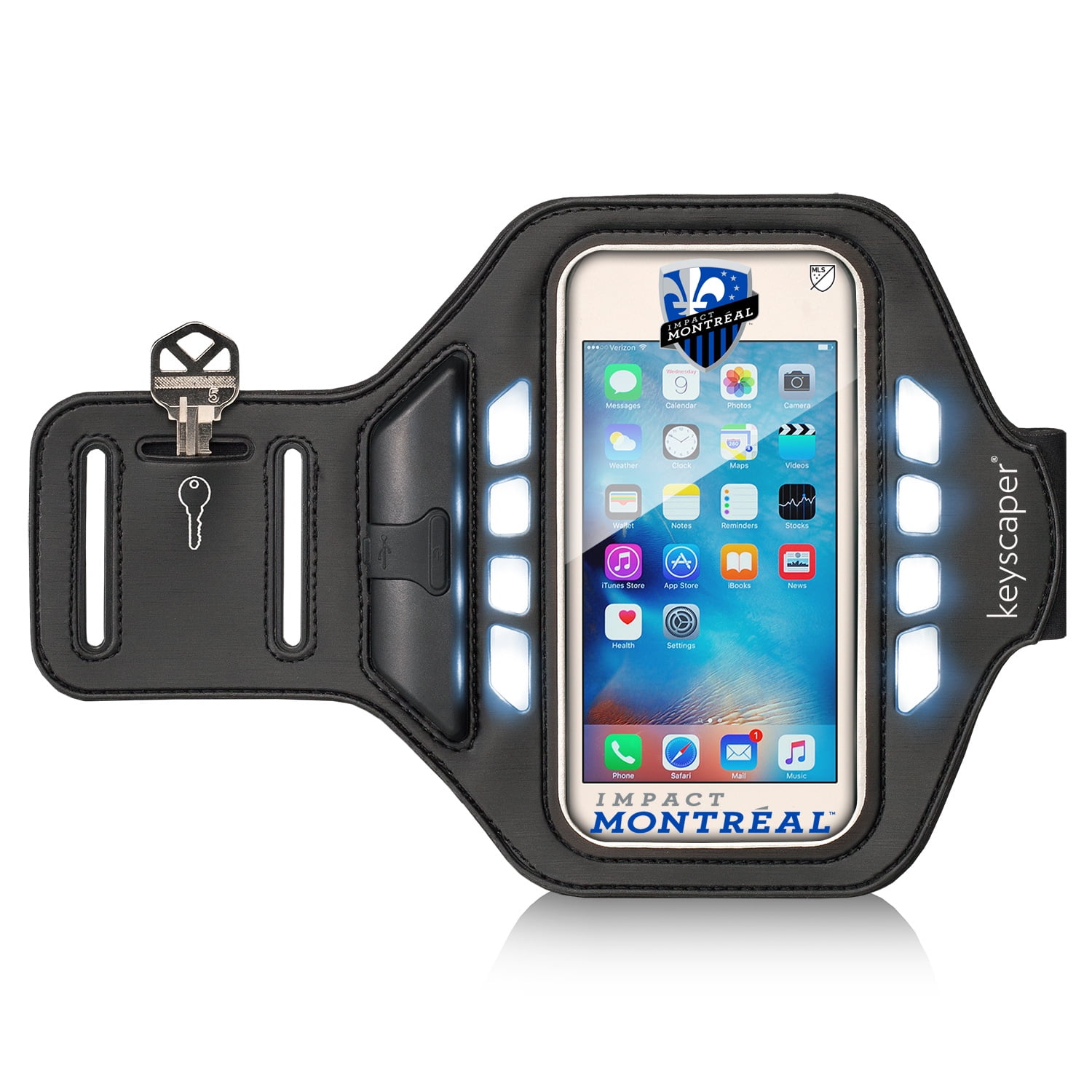 Montreal Impact LED Arm Band Smartphone Case - Walmart.com
