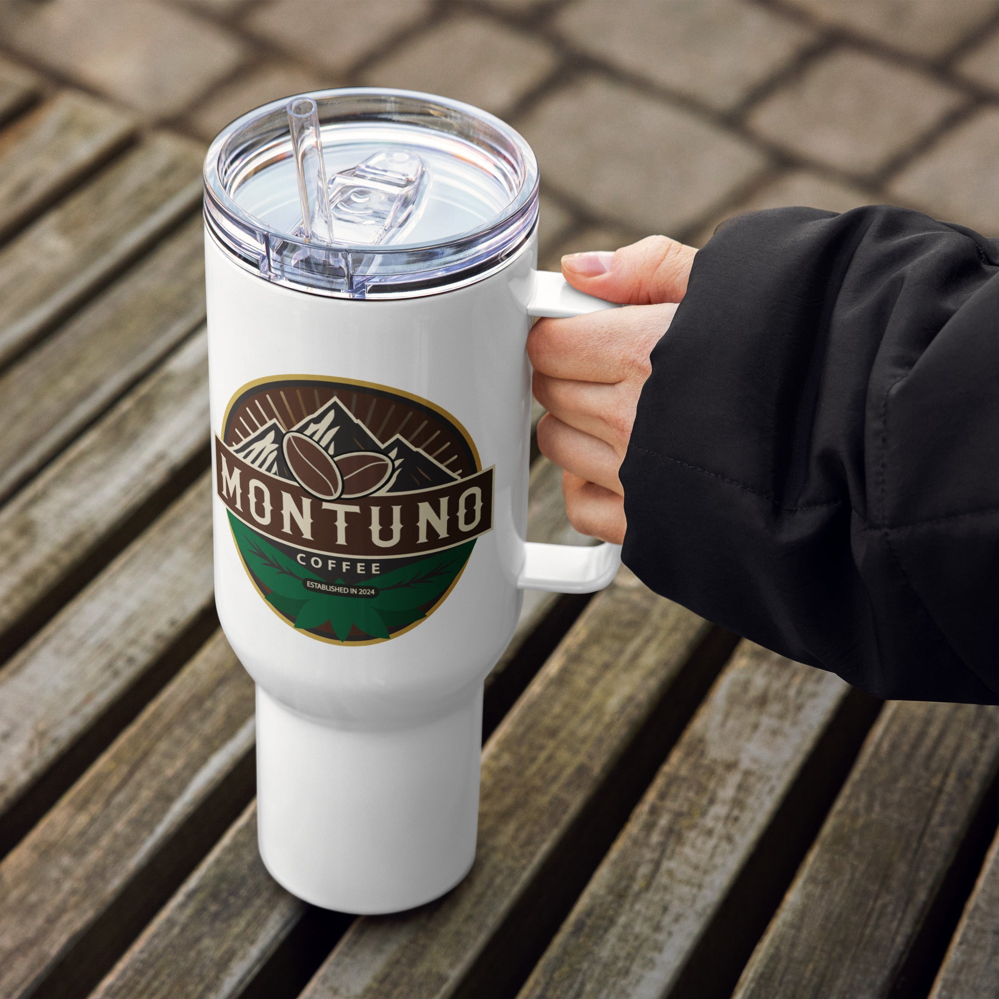 Montuno Travel mug with a handle - Walmart.com