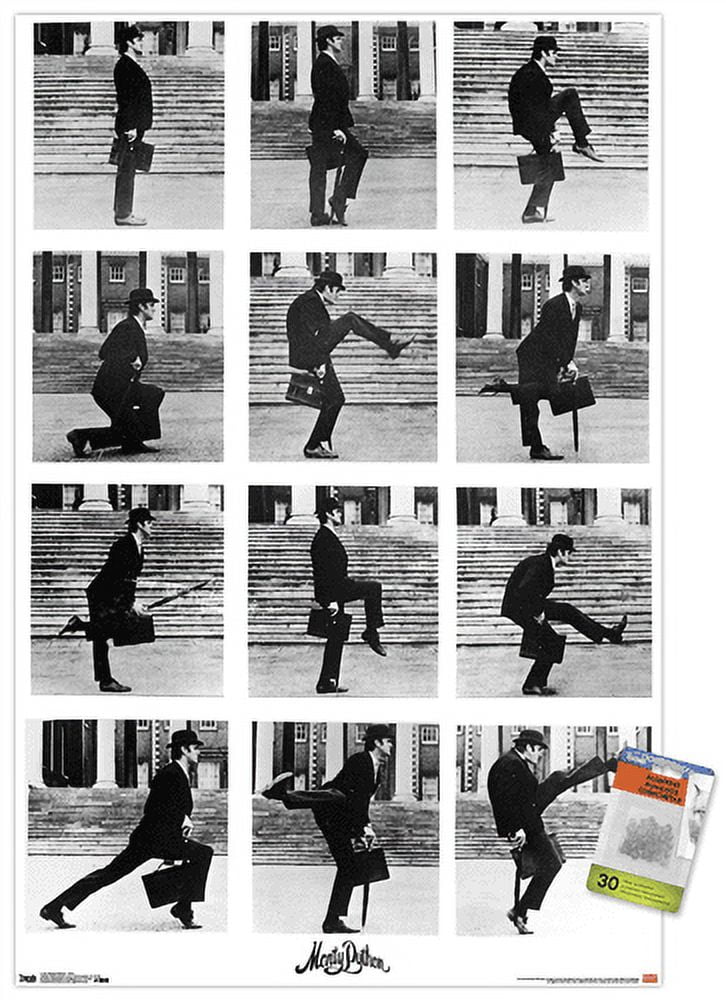 Monty Python - Grid Wall Poster with Push Pins, 22.375" x 34" - Walmart.com