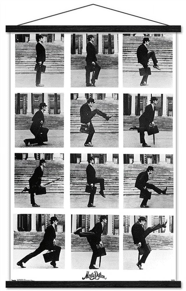 Monty Python - Grid Wall Poster with Wooden Magnetic Frame, 22.375" x ...