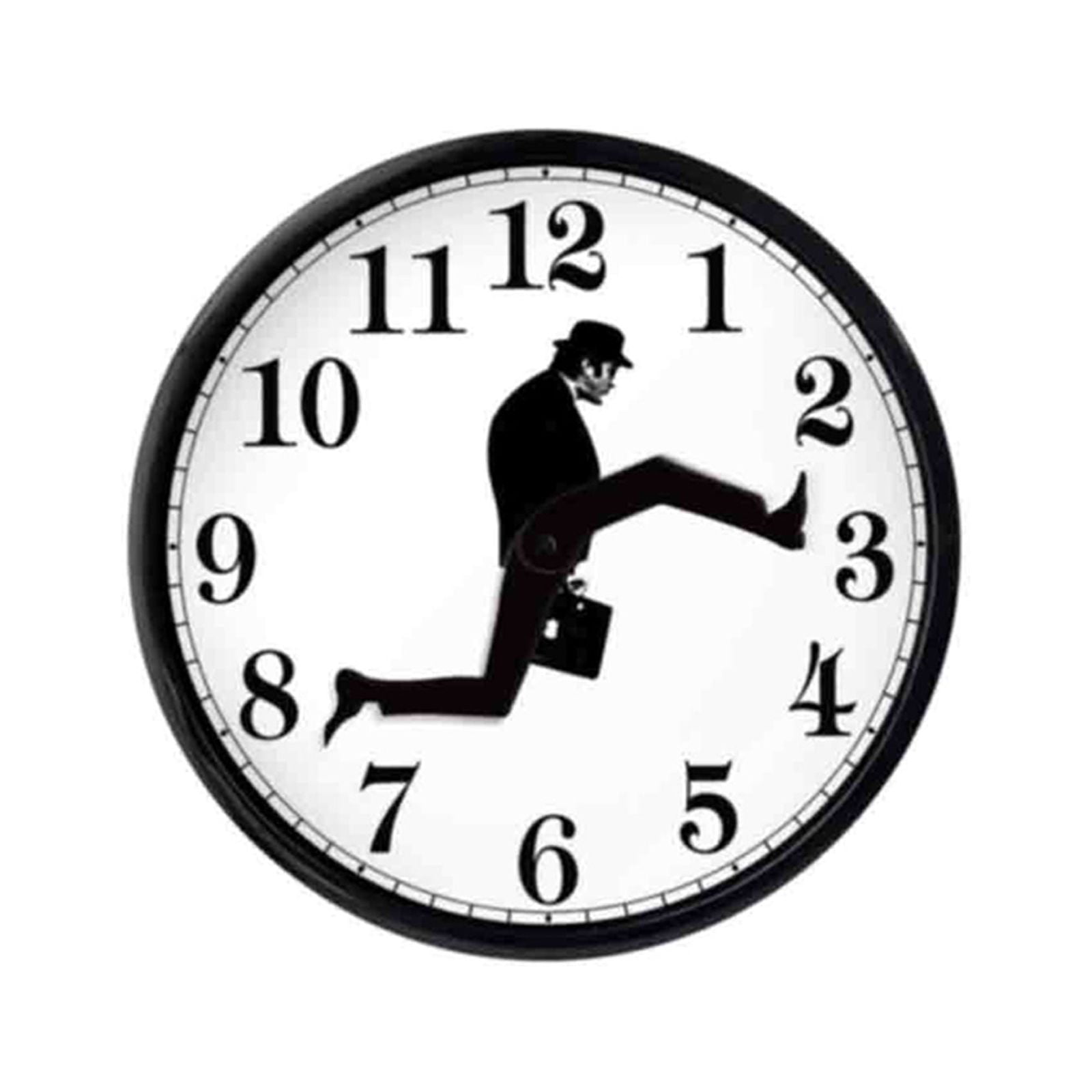Monty Python Inspired Silly Walk Wall Clock Creative Silent Mute Clock ...