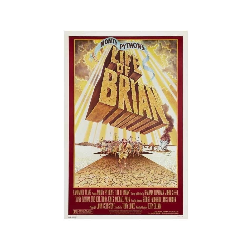 Monty Python Life of Brian Graham Chapman Movie Film Poster - Walmart.com