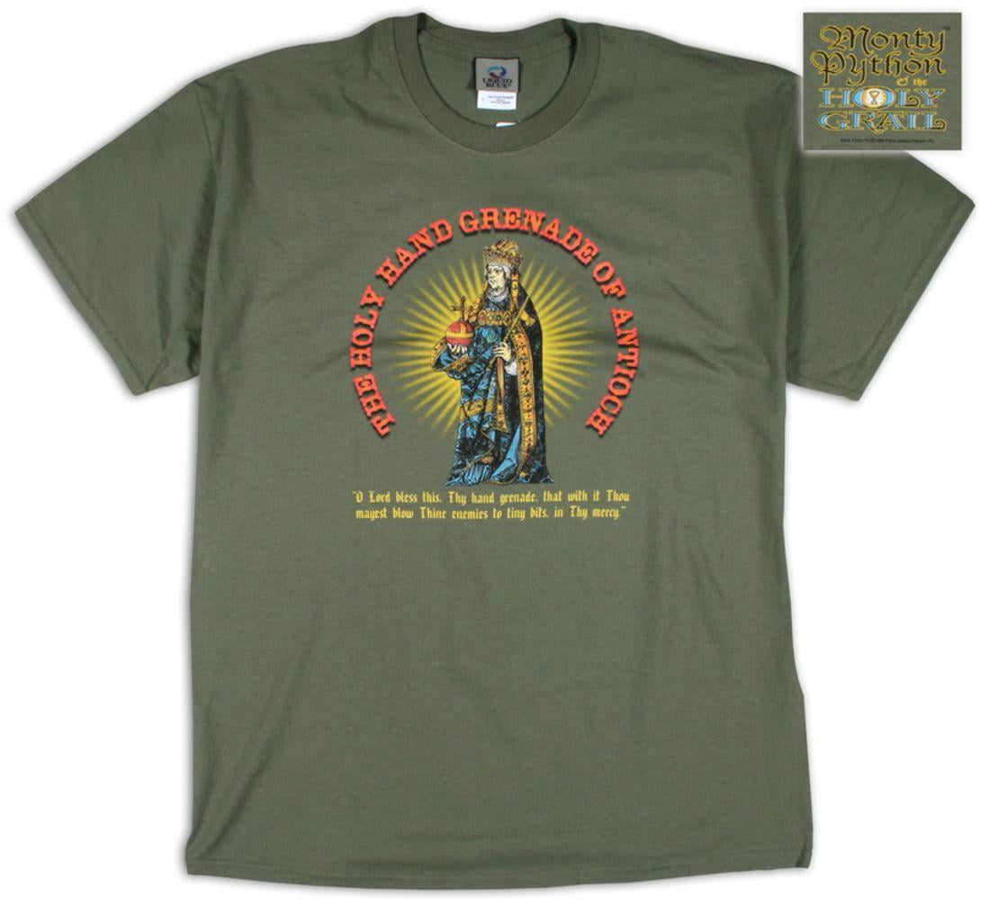 Monty Python Men's Holy Hand Grenade T-shirt X-Large Green - Walmart.com