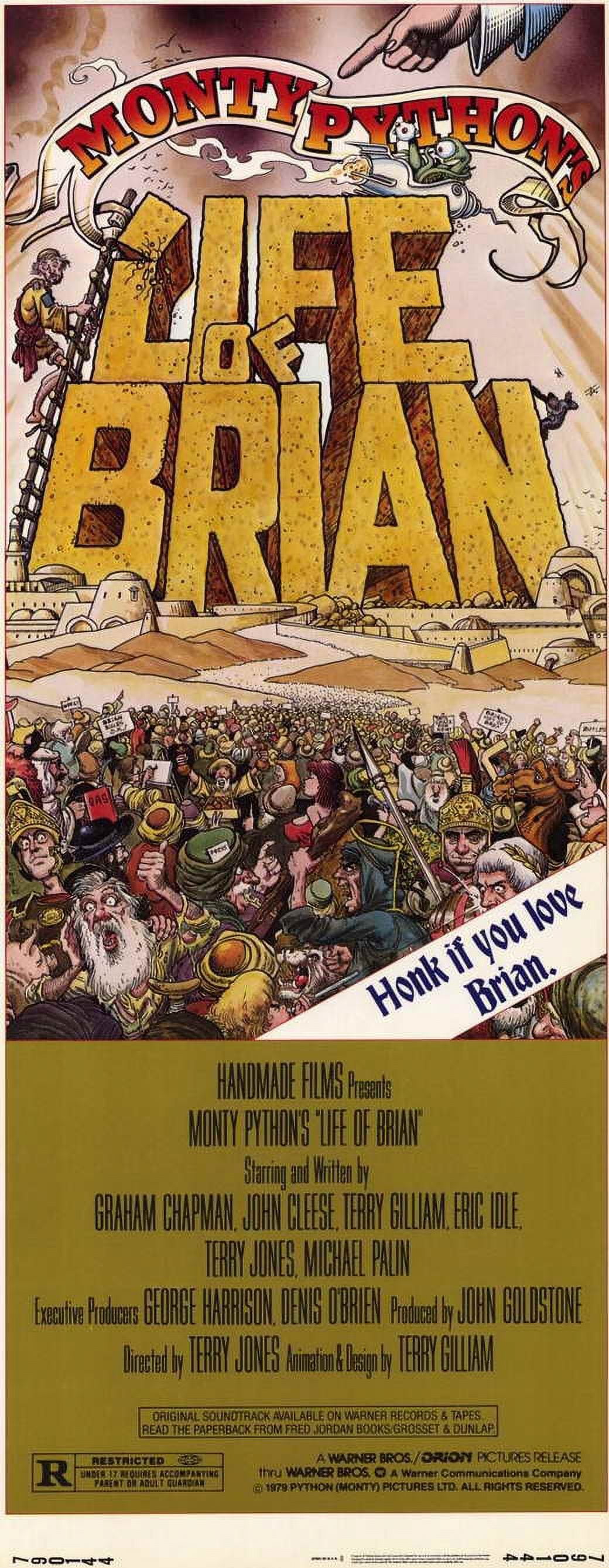 Monty Python's Life of Brian POSTER (14x36) (1979) (Insert Style A ...
