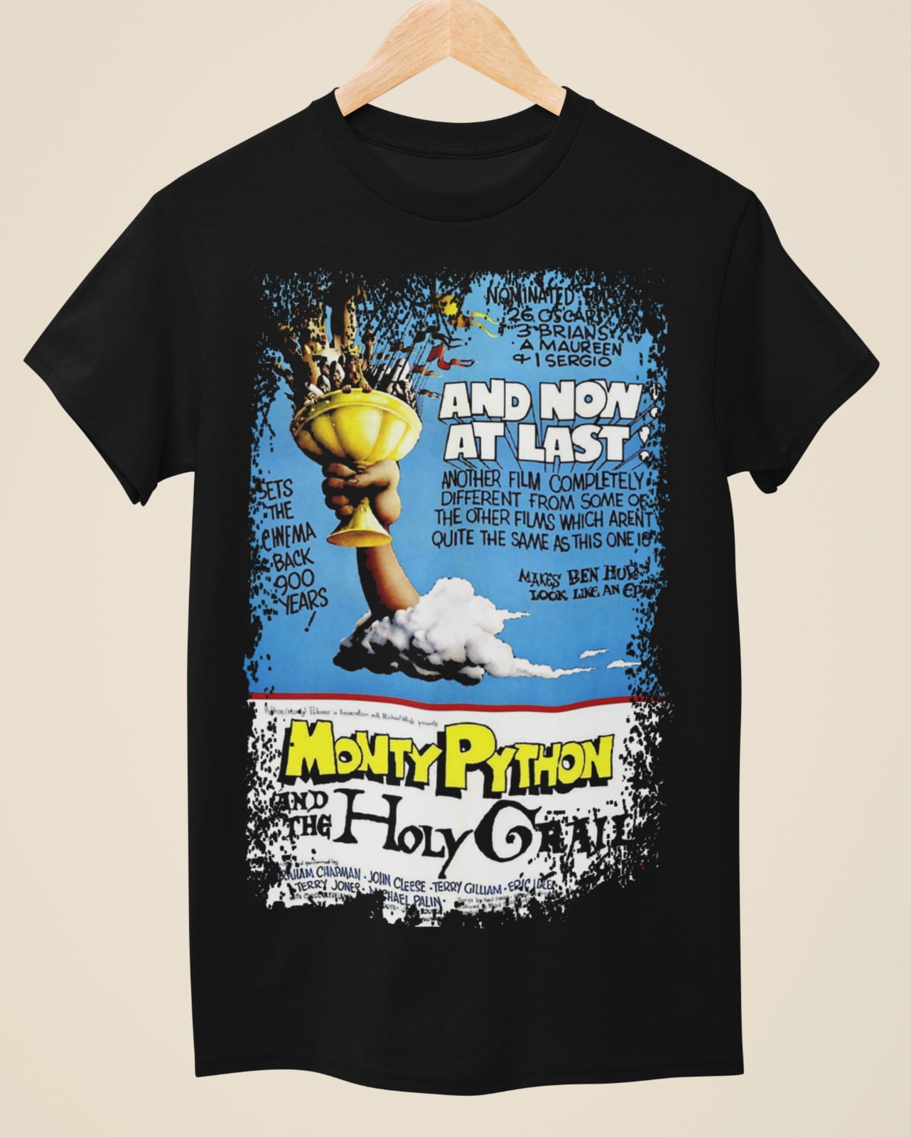 Monty Python & the Holy Grail - Movie Poster Inspired Unisex Black T ...