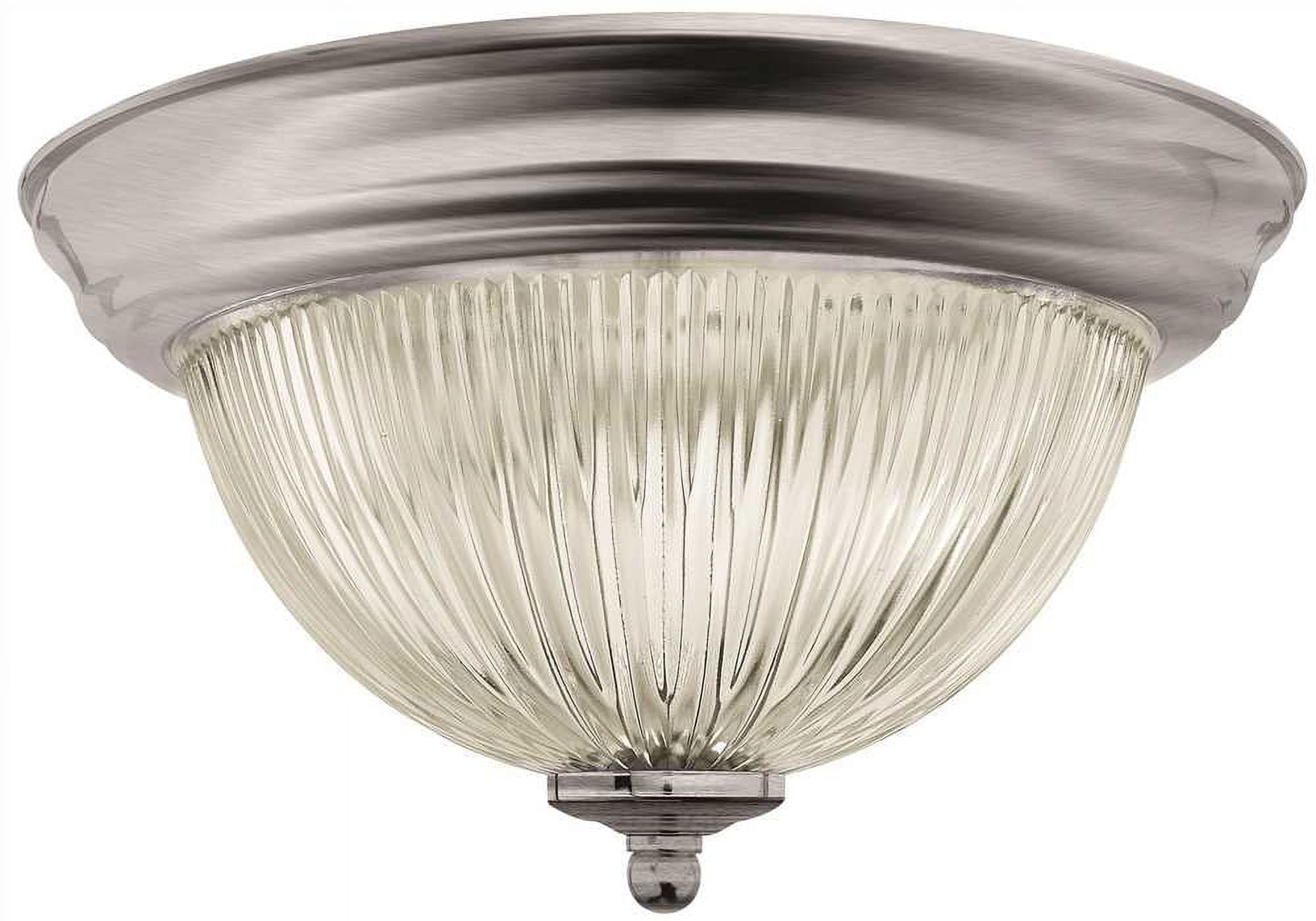 Monument 2487025 Halophane Dome 11-3/8 in. Ceiling in Fixture Brushed ...