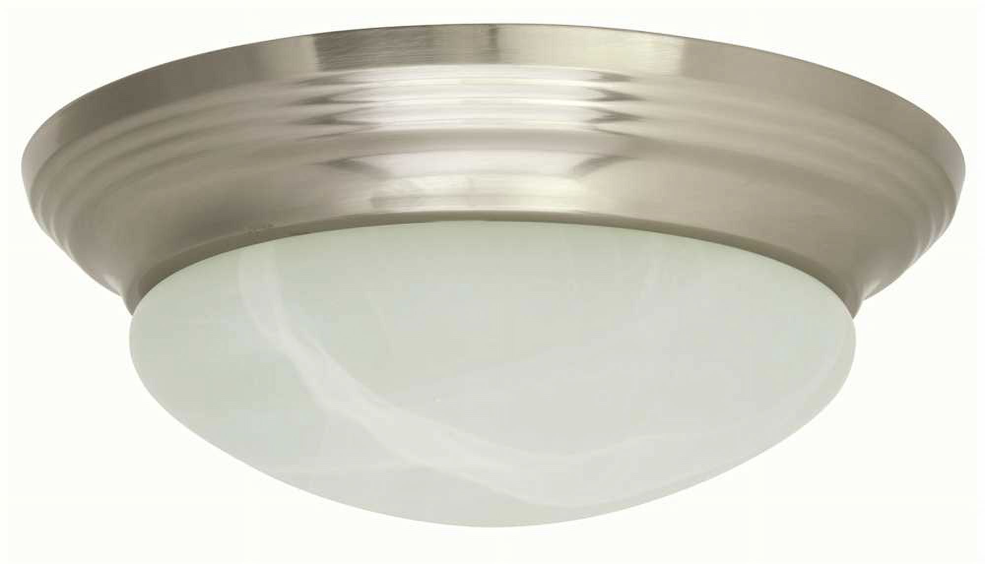 Monument 2480045 14 in. 180-Watt Equivalent Brushed Nickel Integrated ...