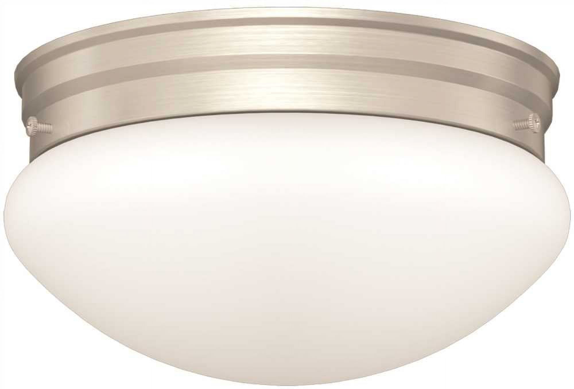 Monument 2487033 2-Light Brushed Nickel Flushmount - Walmart.com