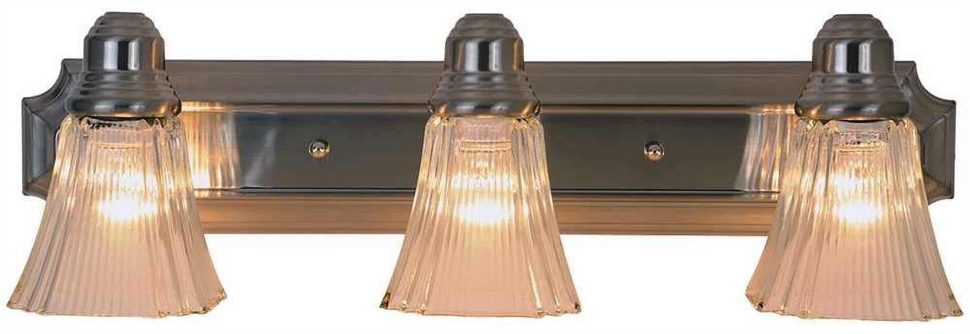 Monument 617052 24 in. Decorative Vanity in Fixture Brushed Nickel Uses ...