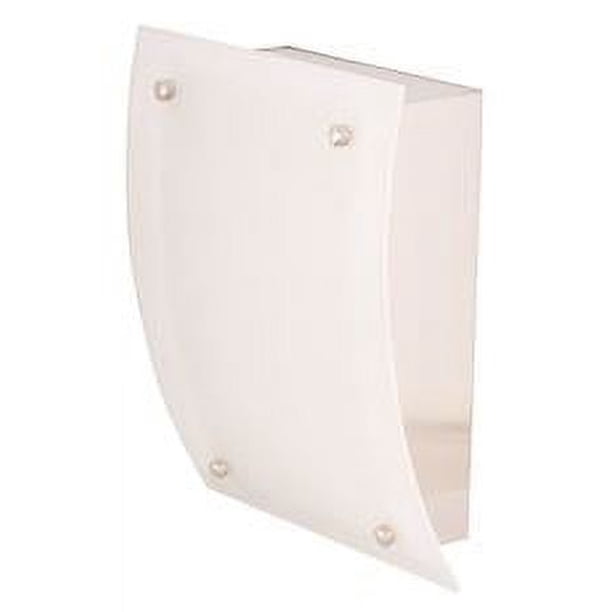 Monument Bathroom Wall Light Fixture, Frosted Matte White Glass, 5 ...