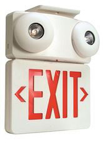 Monument Combination Led Exit Sign And Halogen Emergency Light ...
