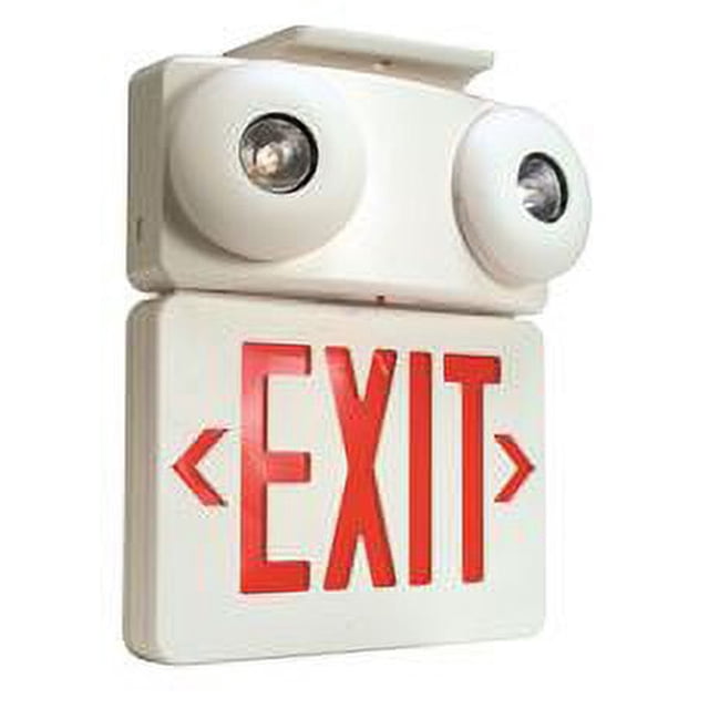 Monument Combination Led Exit Sign And Halogen Emergency Light ...