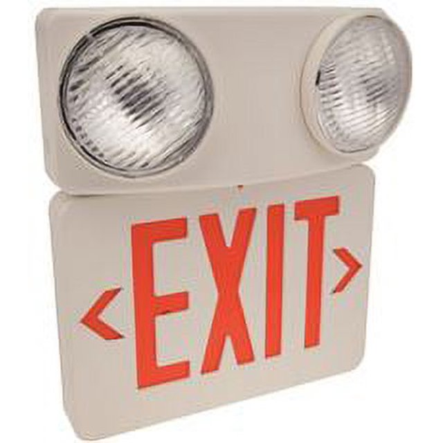 Monument Combination Led Exit Sign And Incandescent Emergency Light ...