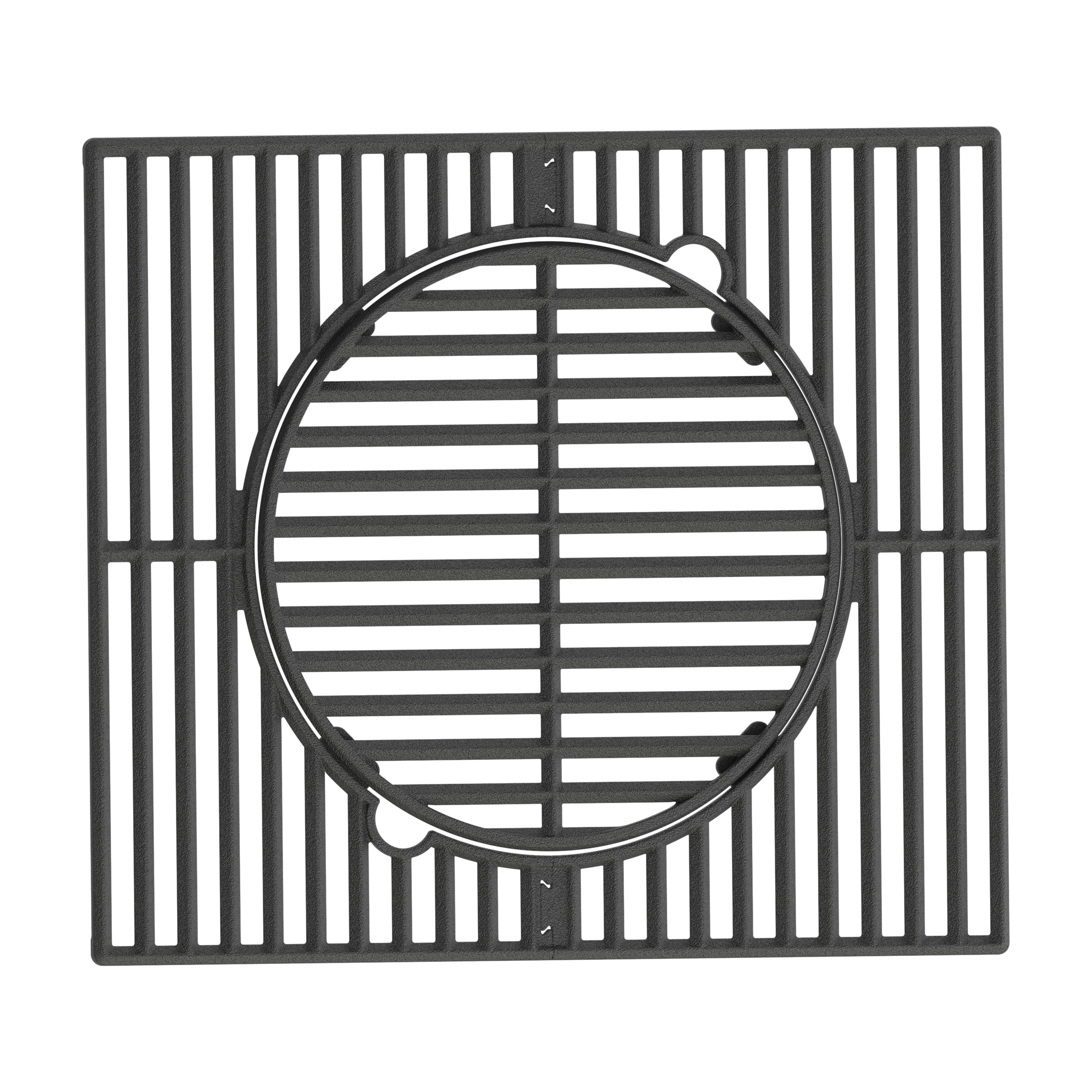 Monument Grills 16.3 in x 19 in. Rectangle Porcelain-Coated Cast Iron ...