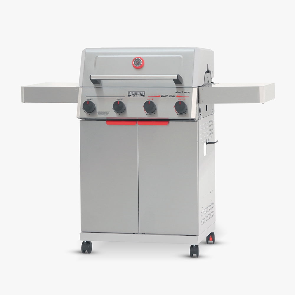 Monument Grills 4 Burner Propane Gas Grill ,Stainless Steel Outdoor ...