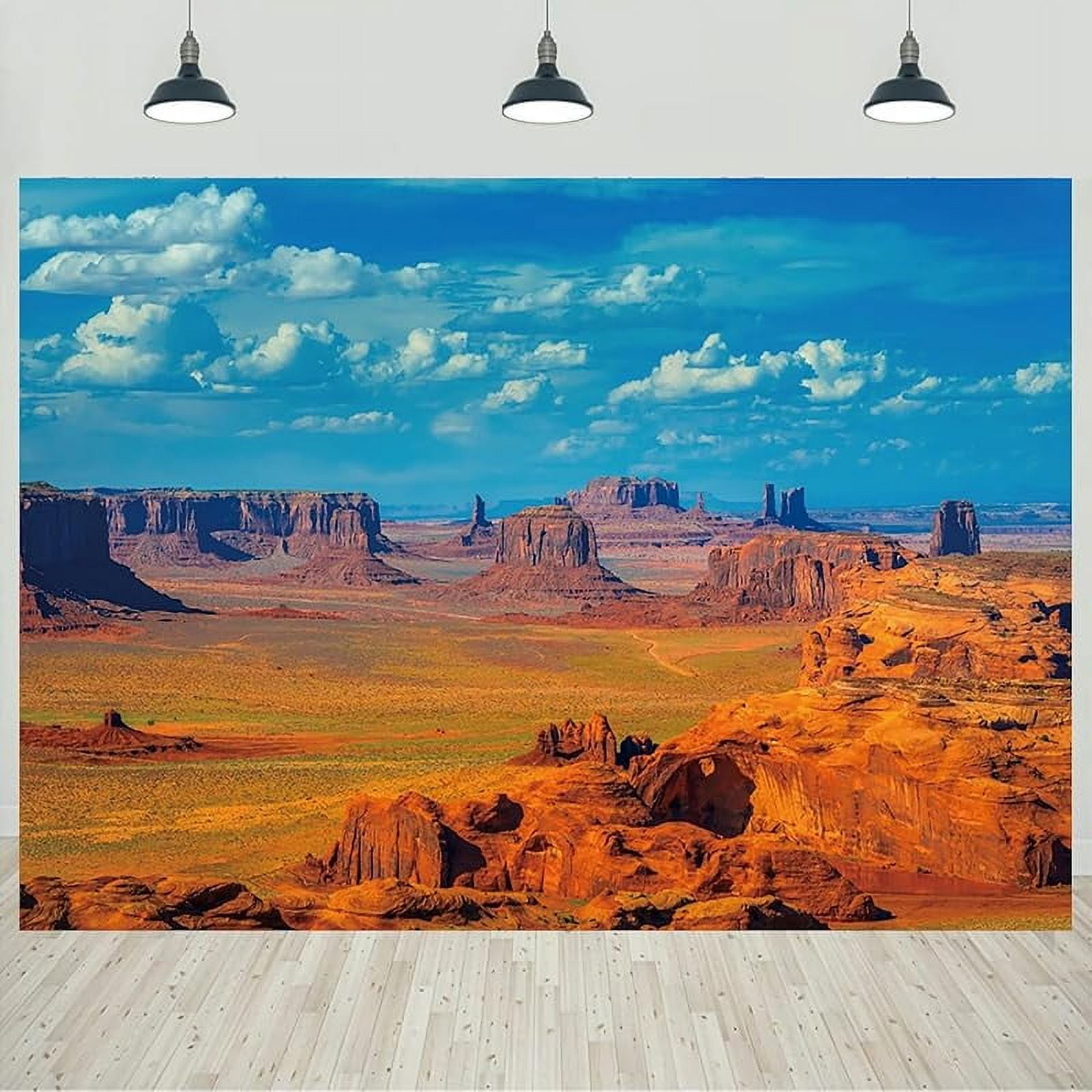 Monument Valley Backdrop Desert National Park Western Nature Scenery ...