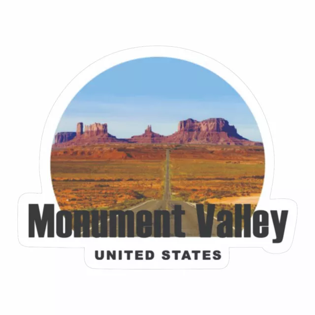 Monument Valley Utah Arizona Sticker Phone Decal Water Bottle Stickers ...