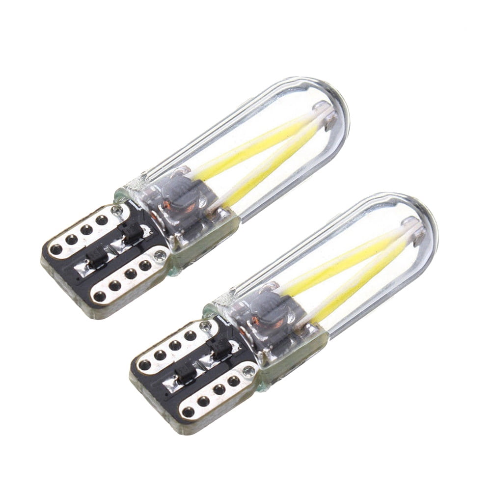 Monyance 194 led bulb 2pcs LED COB Light Bulb 6500K Super Bright W5W ...